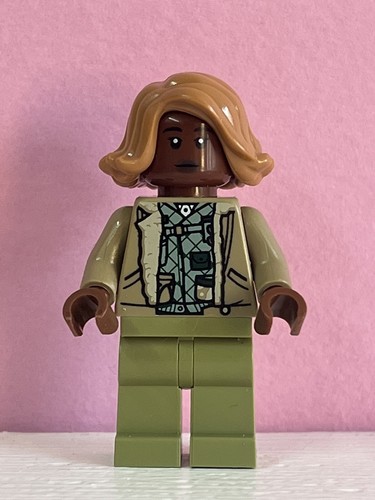 GENUINE LEGO KAYLA WATTS, MINI FIGURE, JURASSIC WORLD DOMINION SPLIT ...