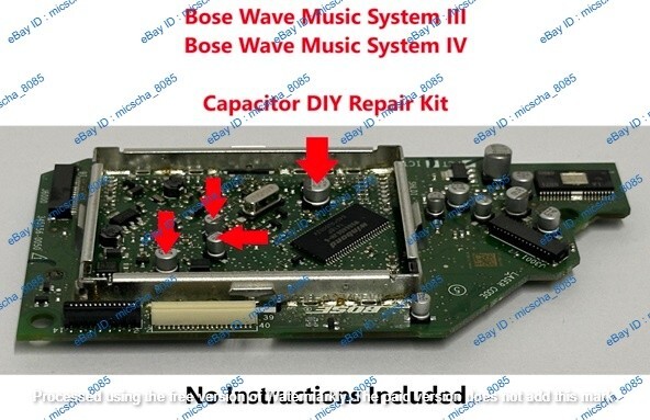 Bose Wave Music System III & IV CD Player Radio Capacitor Repair Kit ...