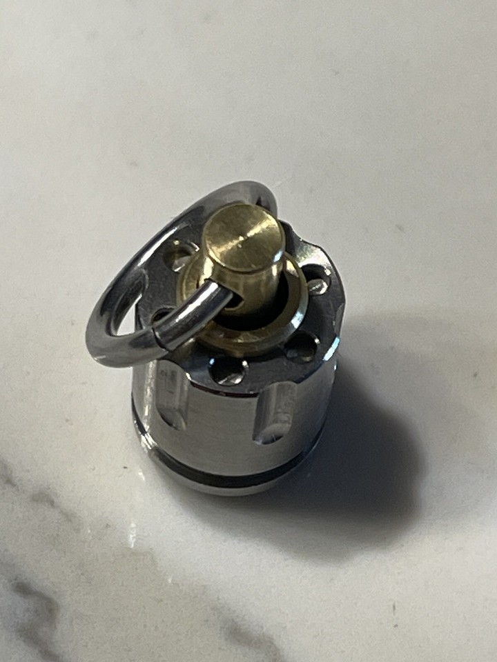 EDC Titanium Rotating Bead Revolver Mag Pendant, Zipper Pull, Keychain ...