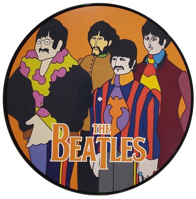 The Beatles - Group Photo Picture Disc - Real Vinyl 12" - Upcycled Wall ...