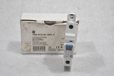ALLEN-BRADLEY 1489-M1D100 MINIATURE CIRCUIT BREAKER, SERIES D, 277V ...