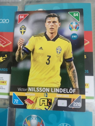 Carte Panini Adrenalyn Euro 2020 #192 Victor Nilsson Lindelof | eBay