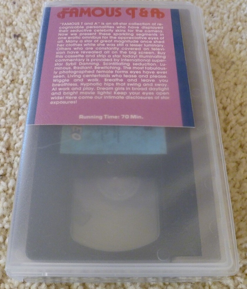 FAMOUS T & A Cult Video Sybil Danning Angela Aames Uschi Digard Idy ...