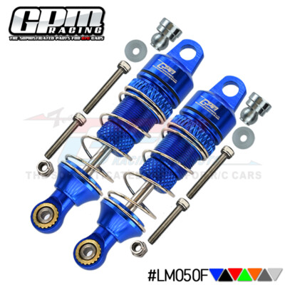 GPM Aluminum Front Spring Dampers For LOSI 1/18 Mini-T 2.0 1/16 Mini-B ...