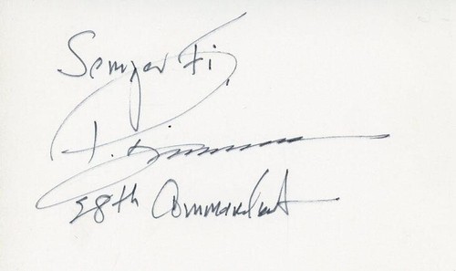 Paul Xavier Kelley- Signed Index Card (28th Commandant USMC) | eBay