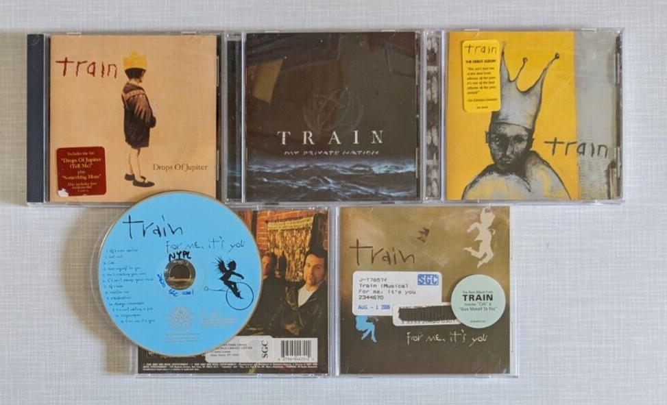 Train 4 CD Lot My Private Nation, For Me It's You, Drops of Jupiter ...