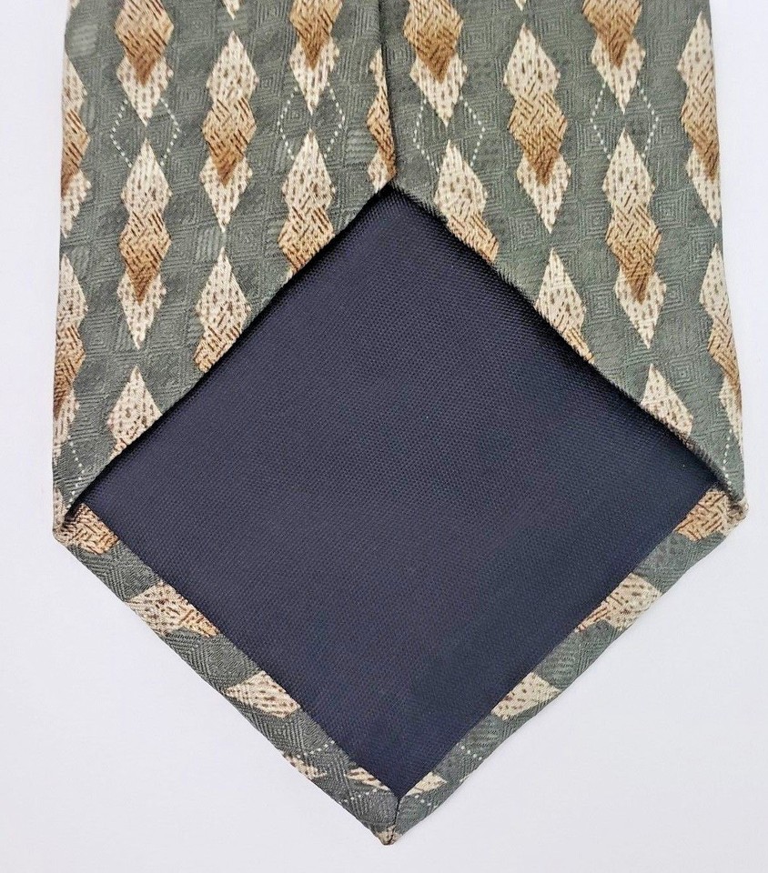 Haggar Clothing Co Men's Dress Suit Neck Tie 100% Silk 3.75"W 56"L ...