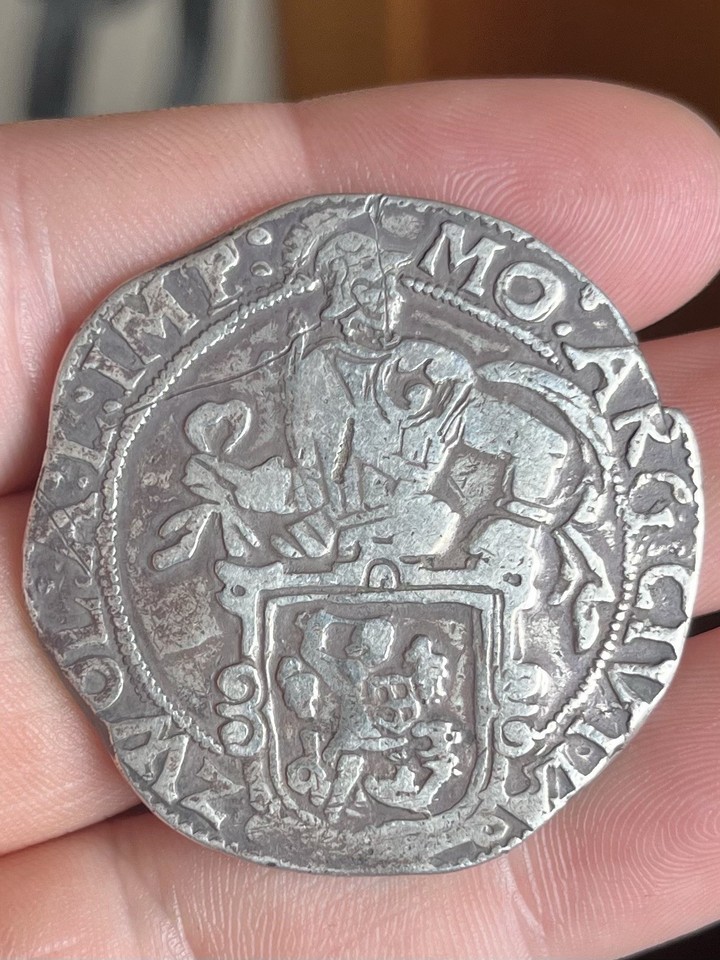 FULL DATE 1646 Spanish Netherland Colonial Era Thaler Lion Old Cob Coin ...