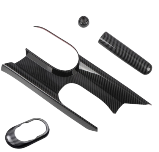 ABS Handbrake Panel+Center Console Button Cover For BMW Mini Cooper F55 ...
