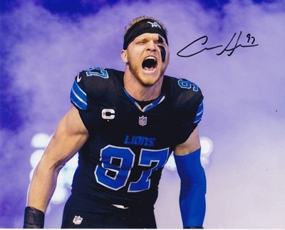 AIDEN HUTCHINSON SIGNED AUTOGRAPH 8 X 10 PHOTO DETROIT LIONS | eBay