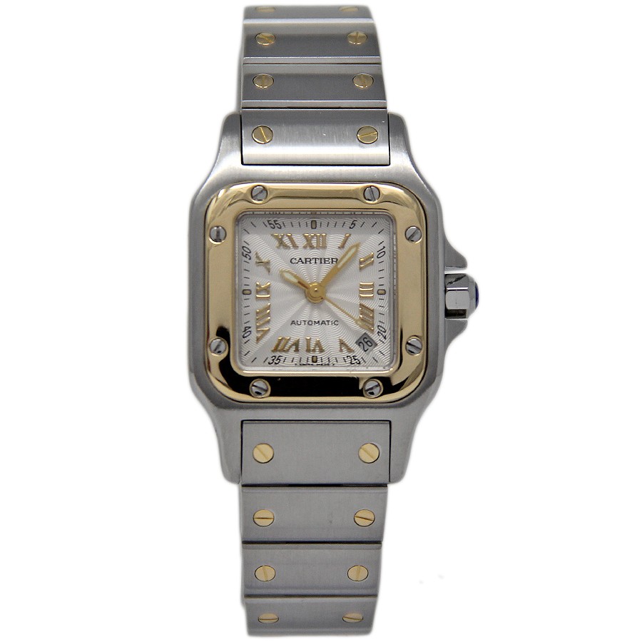 Cartier 2423 W20045C4 Santos Galbee Steel & Gold Automatic Ladies Watch ...