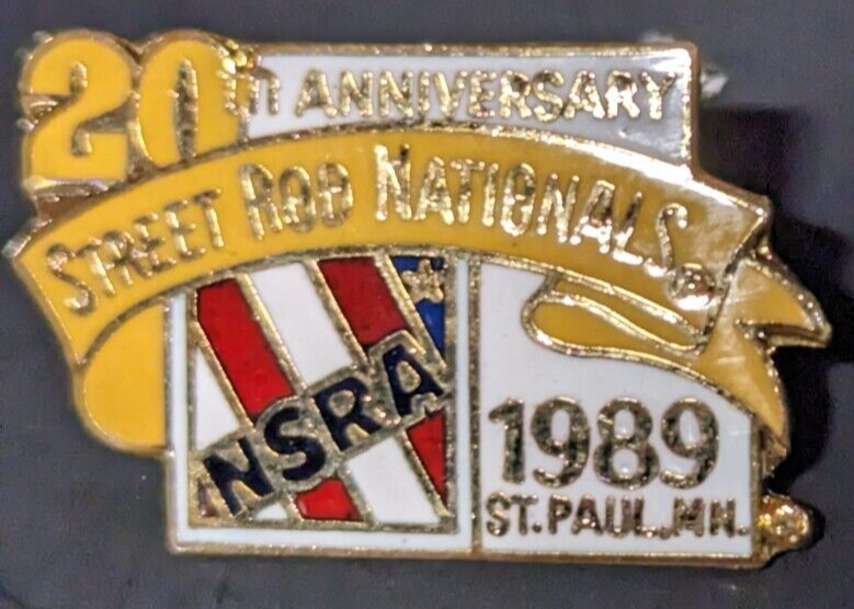 NHRA 1988 Pin Street Rob Nationals St. Paul Minnesota Rare | eBay