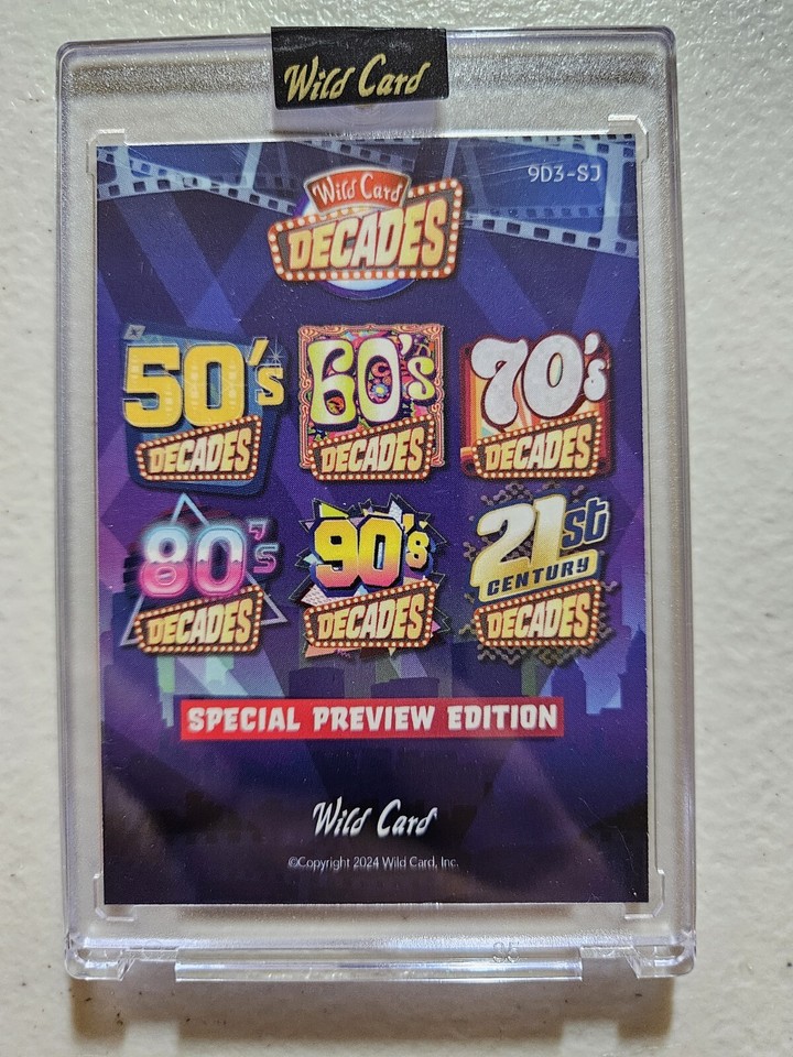 Samuel L Jackson 2024 Wild Card Decades Preview Encased 5/5 SSP Legend ...