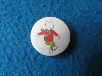 RUPERT BEAR VINTAGE BUTTON BADGE 1980s? | eBay