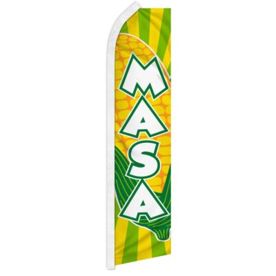 "MASA" advertising super flag swooper banner business dough maize corn ...