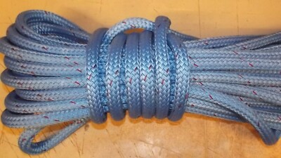 5/8" x 60' Double Braid Rope, Arborist Bull Rope, Rigging Line, Hoist ...