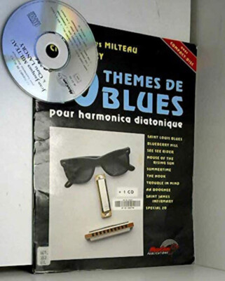 Milteau 10 Themes De Blues Pour Harmonica Diatonique Harm Bk/Cd French Milteau, | eBay