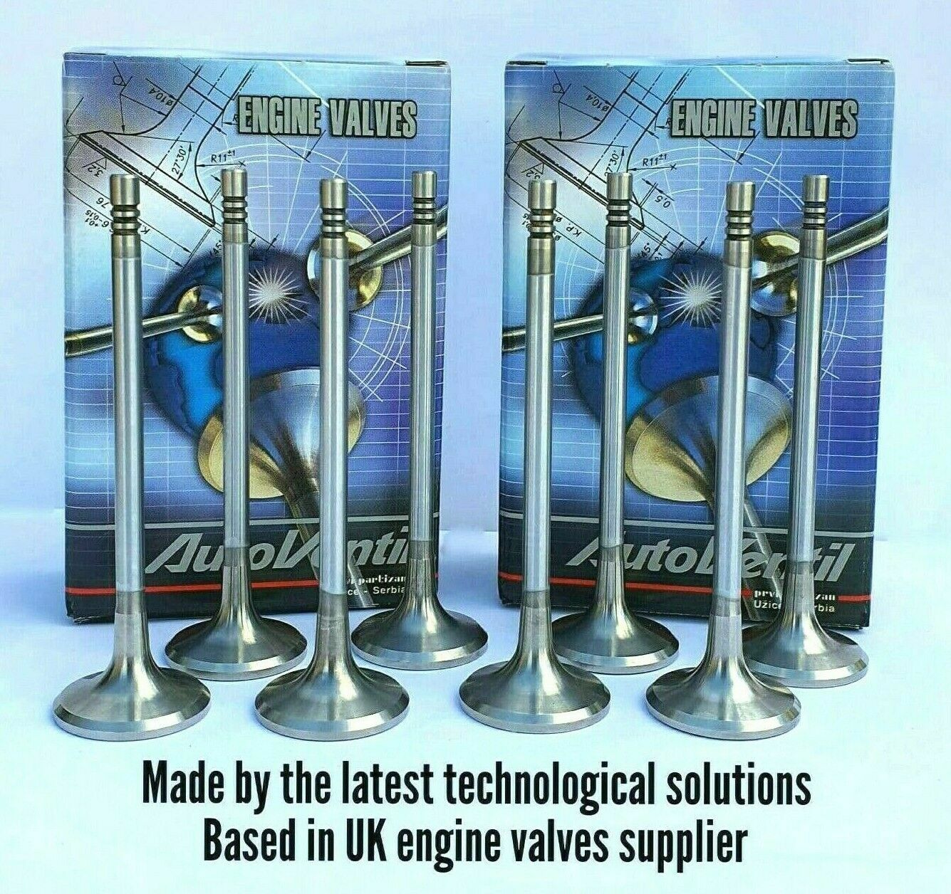 8 EXHAUST VALVES FIT TO Audi VW DIESEL CR/JK CY CR JK JP KY 068109611C ...