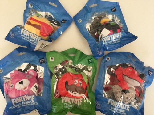 Lot of 5 FORTNITE Loot Mini Plush Clips SERIES 1 New 2019 | eBay