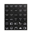 Rocker Switch Label Decal Circuit Panel Sticker Car Marine Boat Truck ...