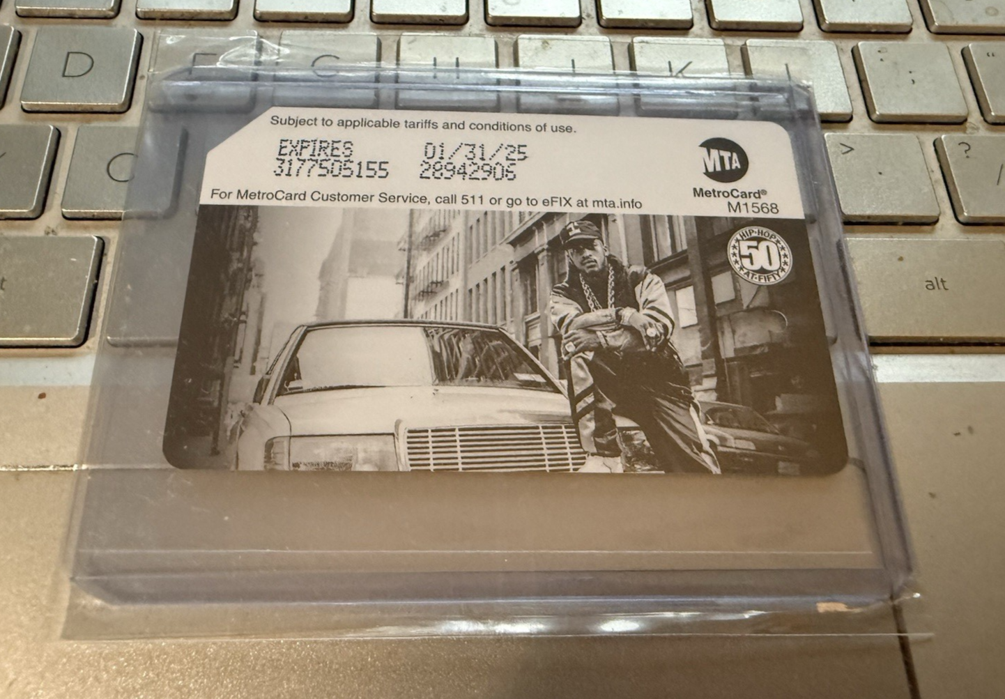 2023 Rakim Metro card New York Hip Hop Limited Edition nyc 50th ...