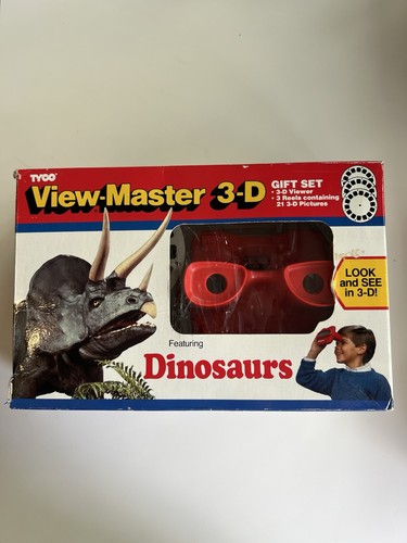 Vintage View-Master Dinosaurs TYCO Gift Set With Original Packaging ...