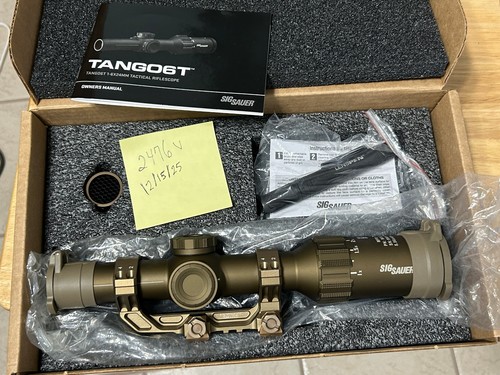 Sig Tango 6T DVO 1-6x24mm FFP, SOT61DVO,DWLR-556, Alpha Mount | eBay