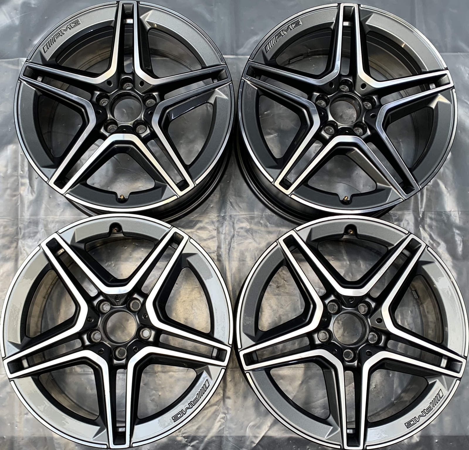 4 Orig Mercedes-Benz Alufelgen AMG 7.5Jx18 ET49 A1774011500 B W247 A ...