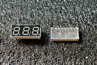 7-Segment 3 Digit LED Display, 0.28“, blue, CC, LTC-2721B replacement ...