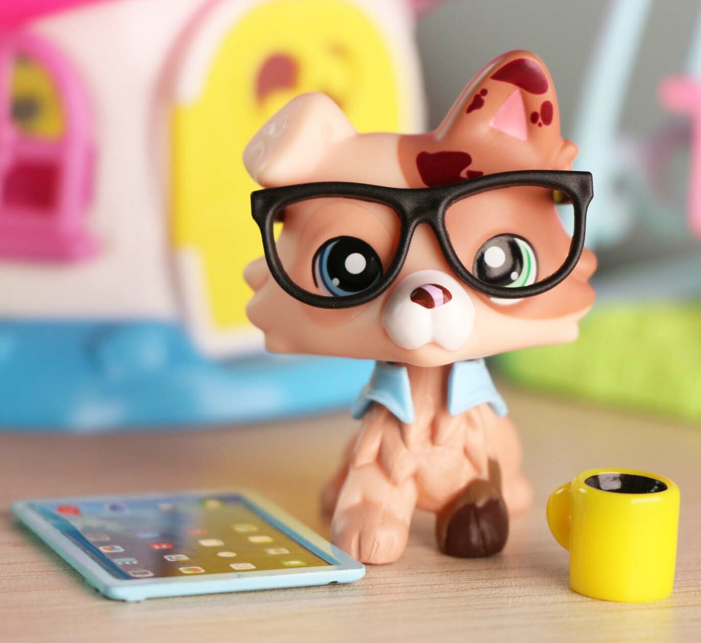 Taylorlps Butter Collie One Ears Up Tan Brown Spot Collie lps Custom ...