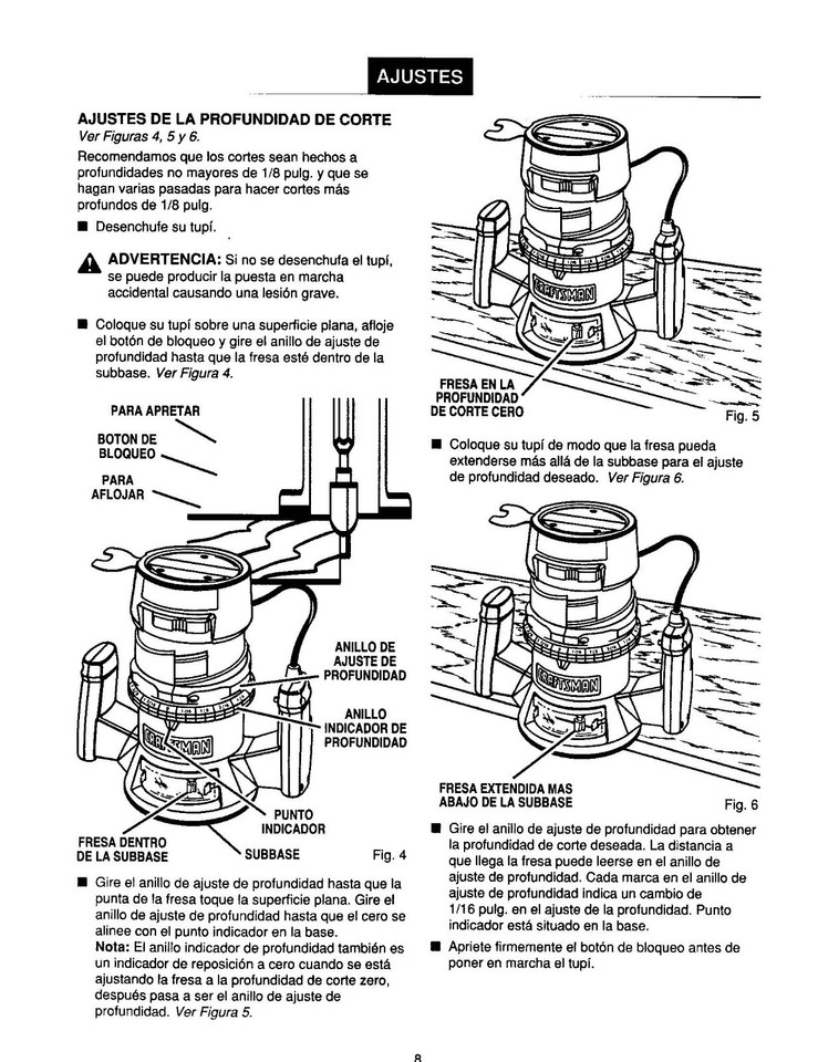 Router Operator & Parts Manual Fits Craftsman 315.175040 Double ...