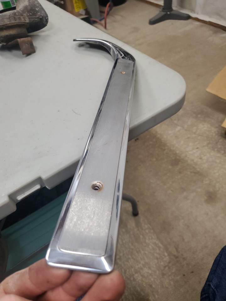 64-65 442 GS Cutlass F85 SKYLARK A body Bucket Seat Stainless Trim ...