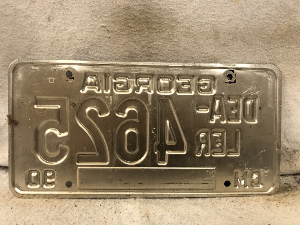 1990 Georgia Dealer License Plate | eBay