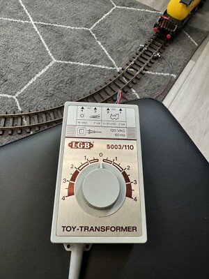 LGB G-GAUGE TOY TRAIN TRANSFORMER 5003/110 120 VAC 60 Hz WITH TRACK ...