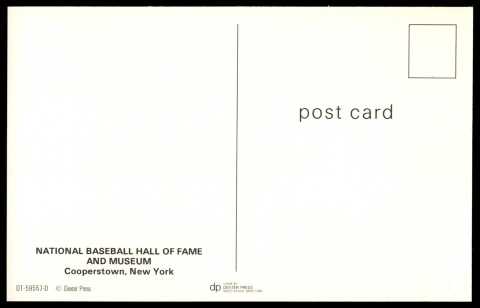 Harry E Heilmann Baseball Hall of Fame Plaque Postcard 1978 Dexter ...