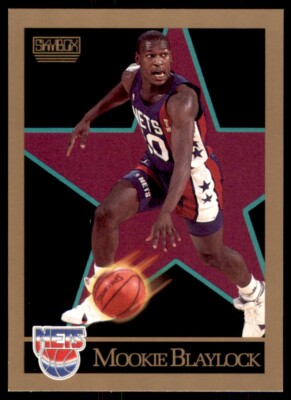 1990-91 SkyBox Mookie Blaylock Rookie New Jersey Nets #176 | eBay