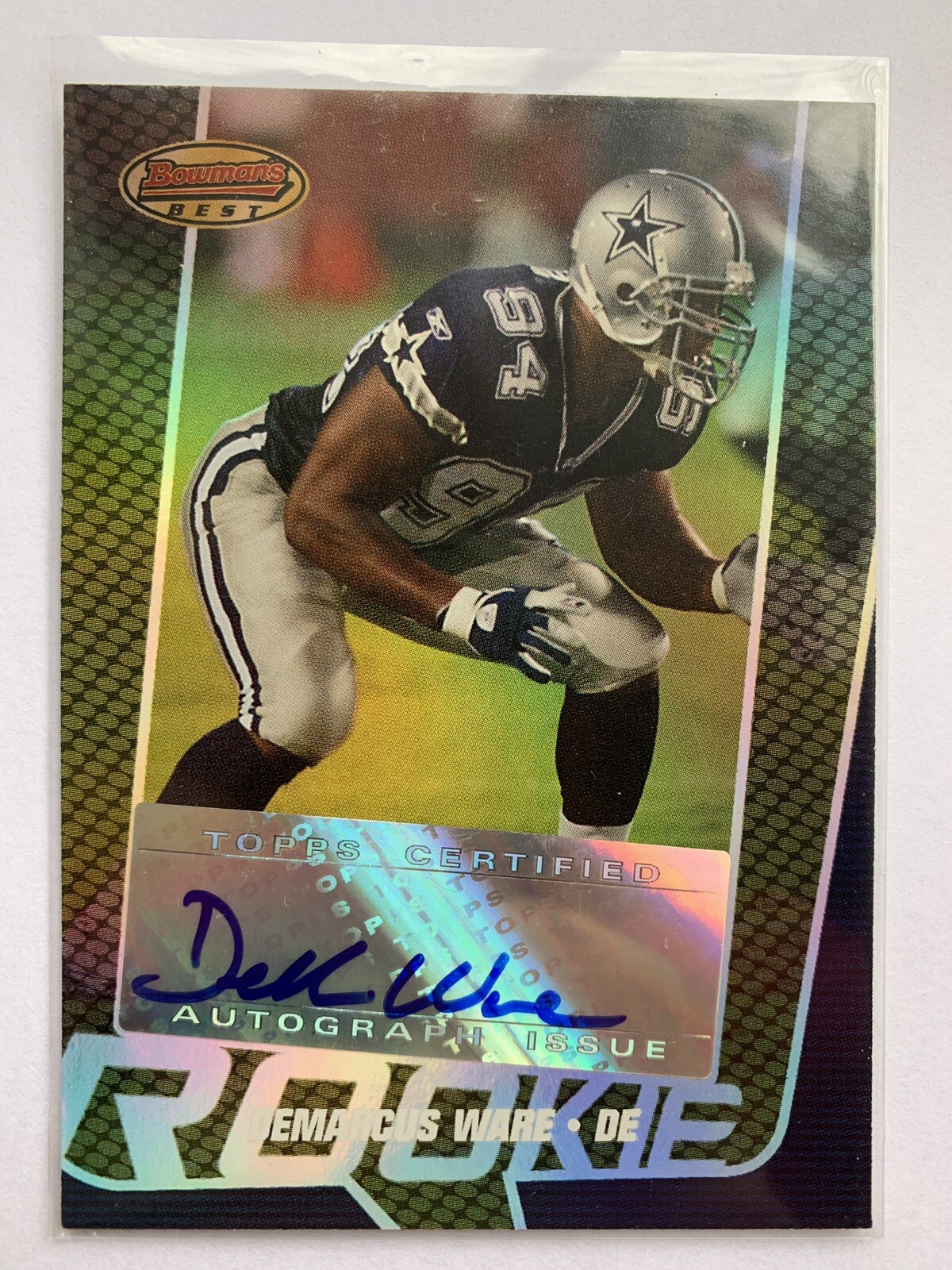 DeMarcus Ware Bowmans Best Autograph Football Card. 139/999 | eBay