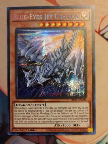 Blue-Eyes Jet Dragon Yu-Gi-Oh! MP23-EN004 1st Edition NM | eBay