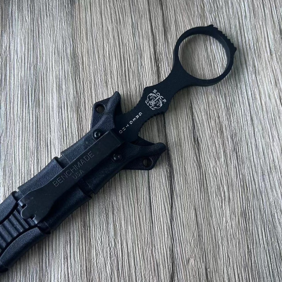 Benchmade SOCP Dagger 176BK 440C Stainless Steel Black Sheath Fixed ...