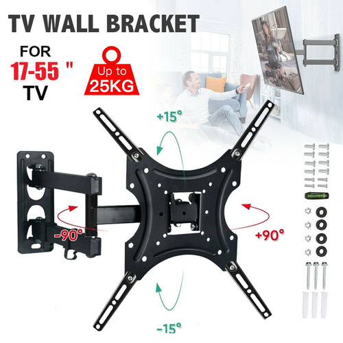 Universal TV Wall Mount Bracket Fixed Tilt 32 40 43 50 55 60 65 70 75 ...
