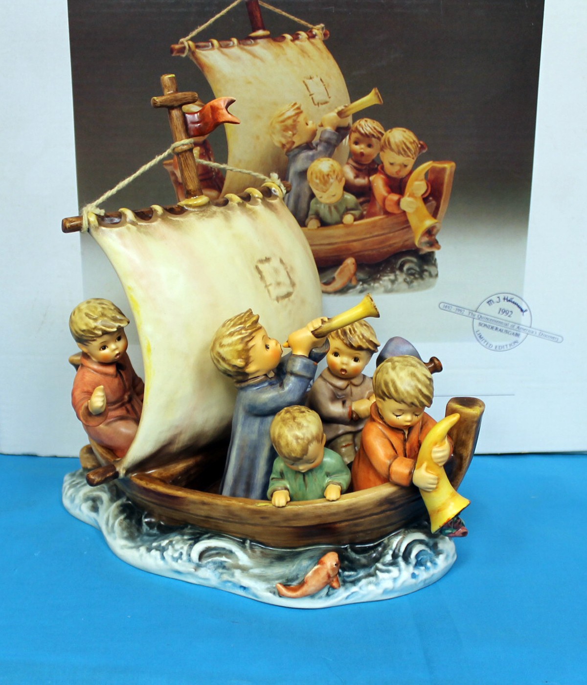 Hummel Figurine: 530, Land in Sight - Century Piece - Mint w/ Box | eBay