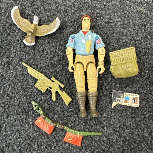 Gi Joe 1984 Spirit Tracker V1 100% Complete Vintage Figure w/ Talons ...