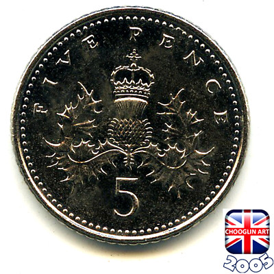 A BRITISH 2005 ELIZABETH II FIVE PENCE 5p coin, 20 Years Old! | eBay