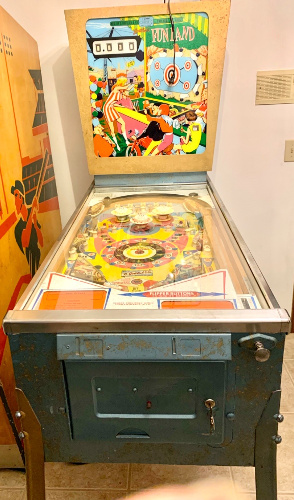 Fun Land Pinball Arcade Machine | eBay