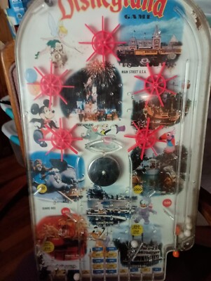 Vintage 19ls Disneyland Pinball Game I Walt Disney Good Shape 23”x13 ...