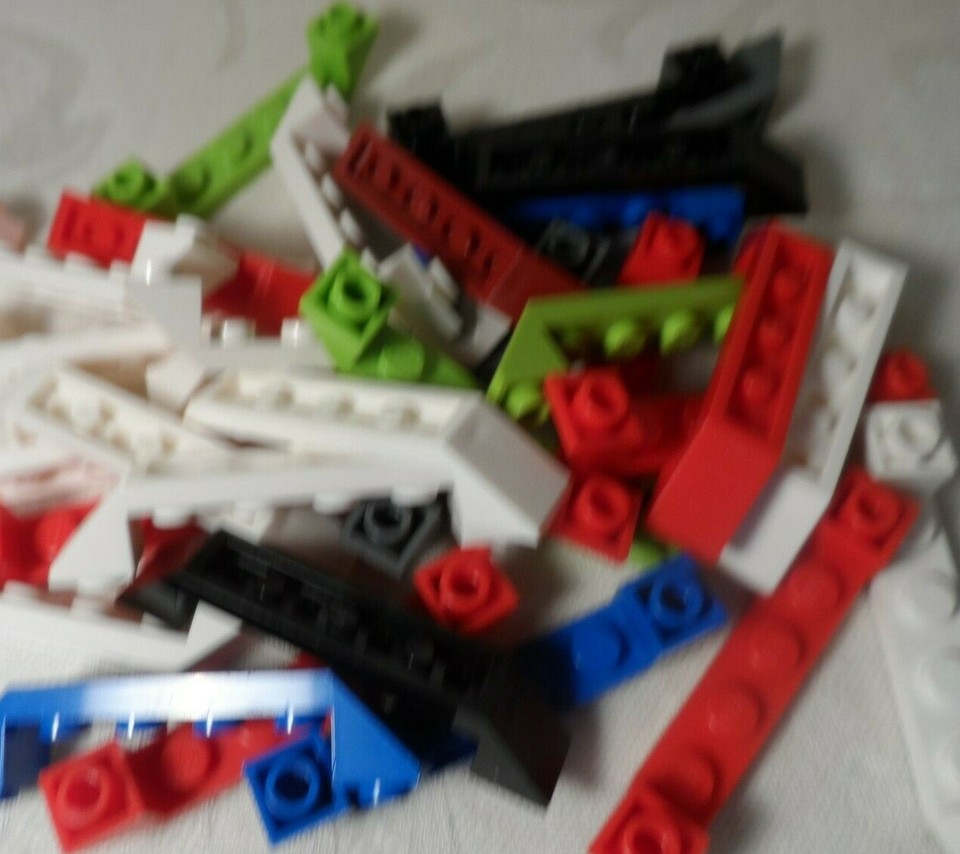 30x~ 1x6 Double Inverted Slope Hull Brick ,Asst. Random Color | eBay