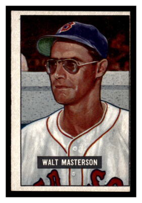 1951 Bowman Baseball #307 Walt Masterson 127E-01 | eBay