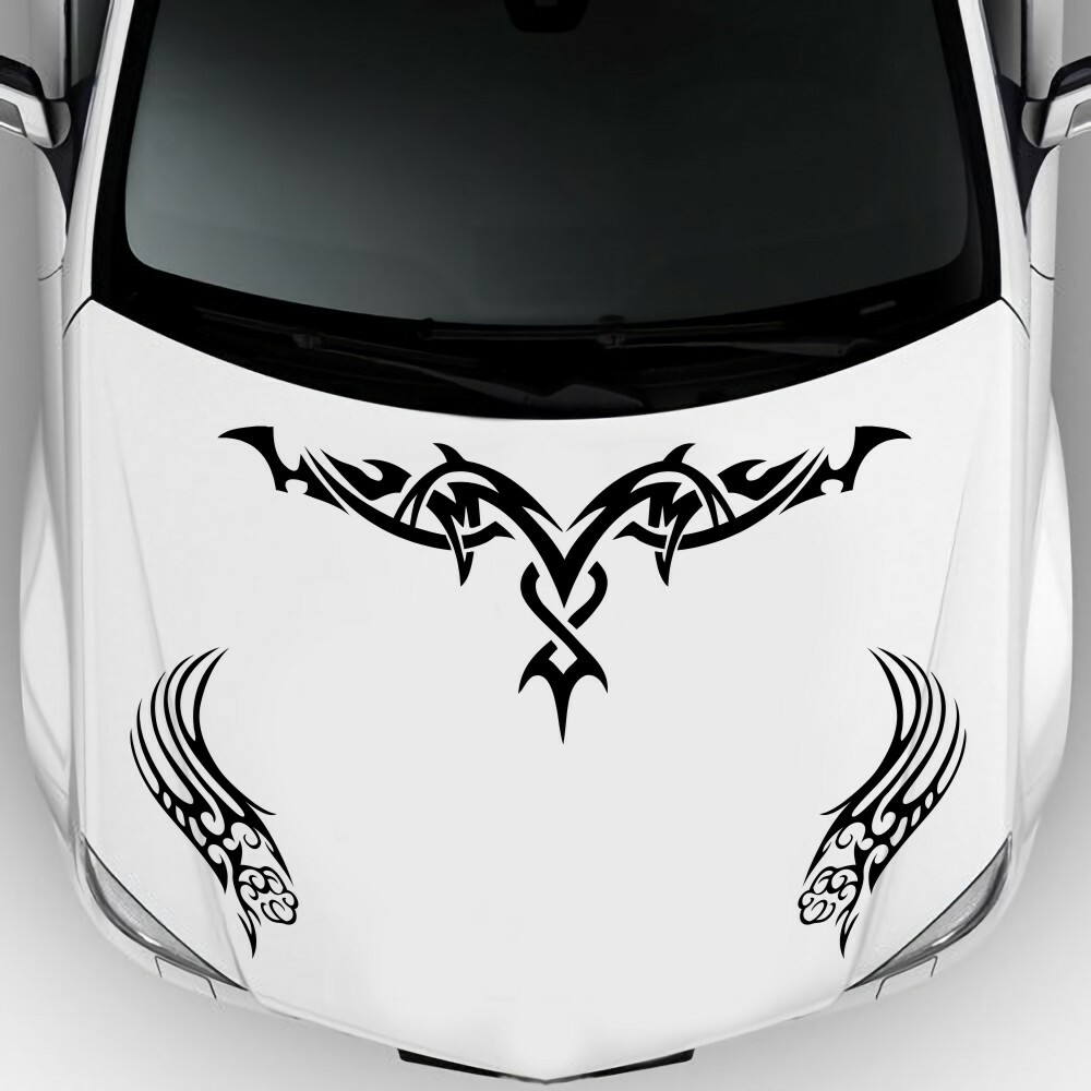 Vinyl Flame Graphics Car