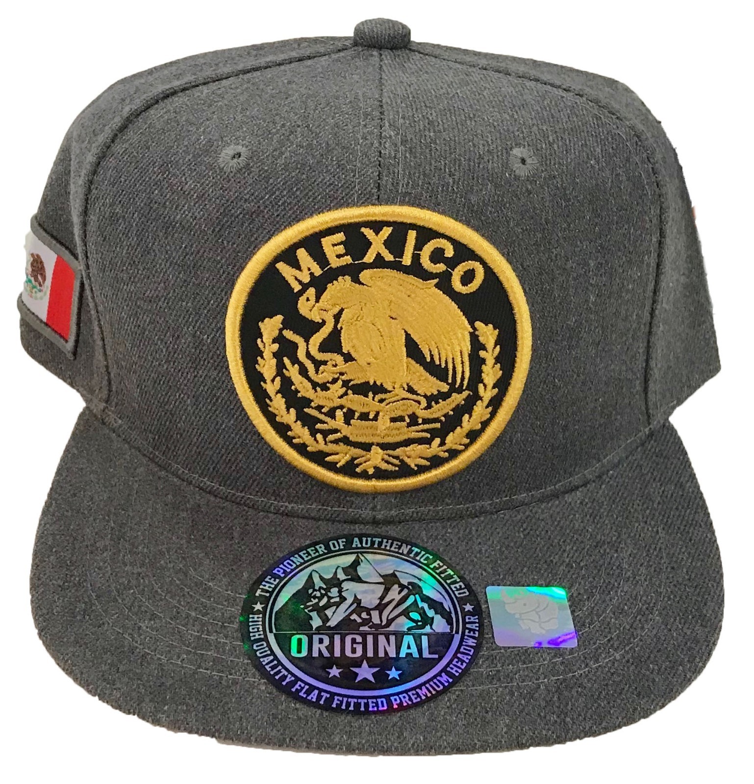 MEXICO Flag Snapback Hat Mexican Eagle Aguila Flag Flat Bill Adult Hat ...
