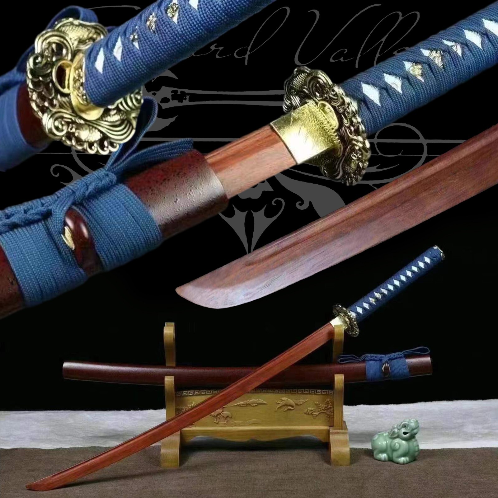Handmade Katana/Rosewood/Collectible Wooden Sword/Fighting Master ...